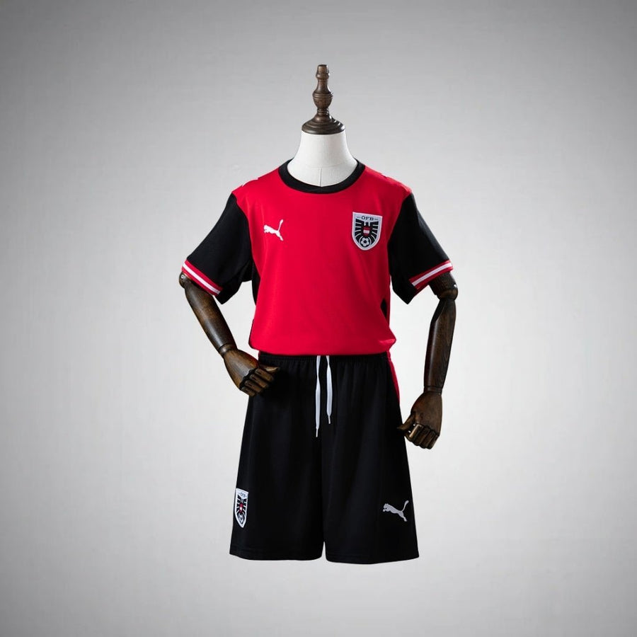 2026 Austria Home Kids Size Kit from FootballPrestige.club ...